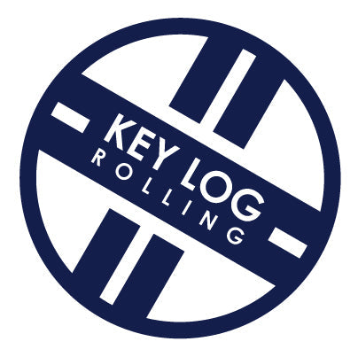 Navy Logo Sticker - Pack of 50 - Key Log Rolling